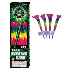 14" Morning Glory Sparkler Box 144 Pieces Pyro Demon | Redbeard’s ...