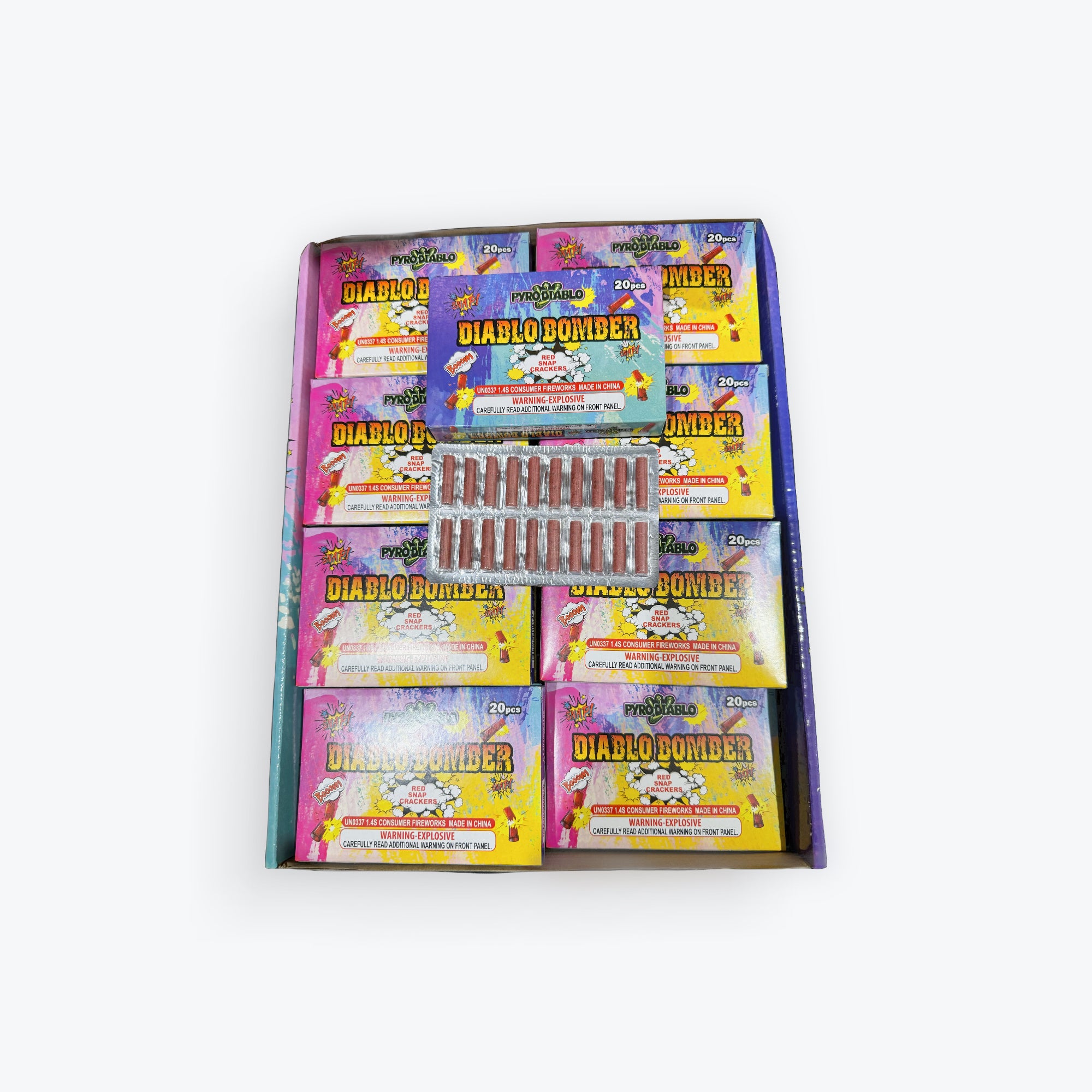 Diablo Bombers Canister Snaps | Redbeard’s Fireworks Novelties Online